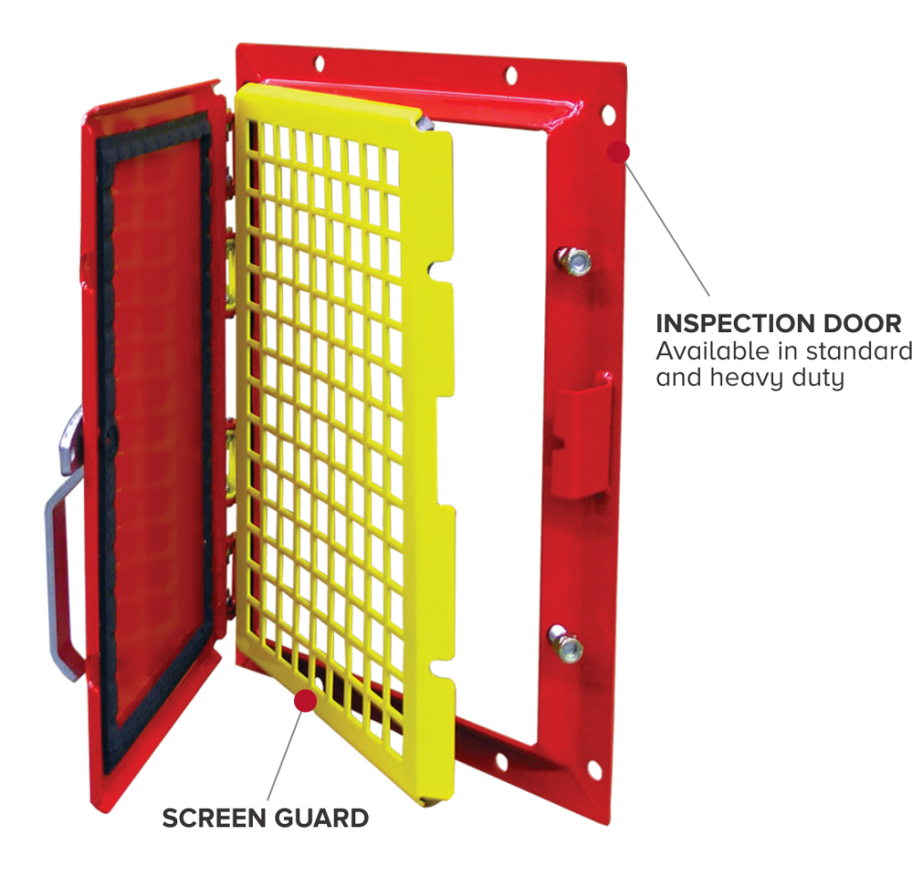 Safe-Guard® Conveyor Chute Inspection Doors - ASGCO