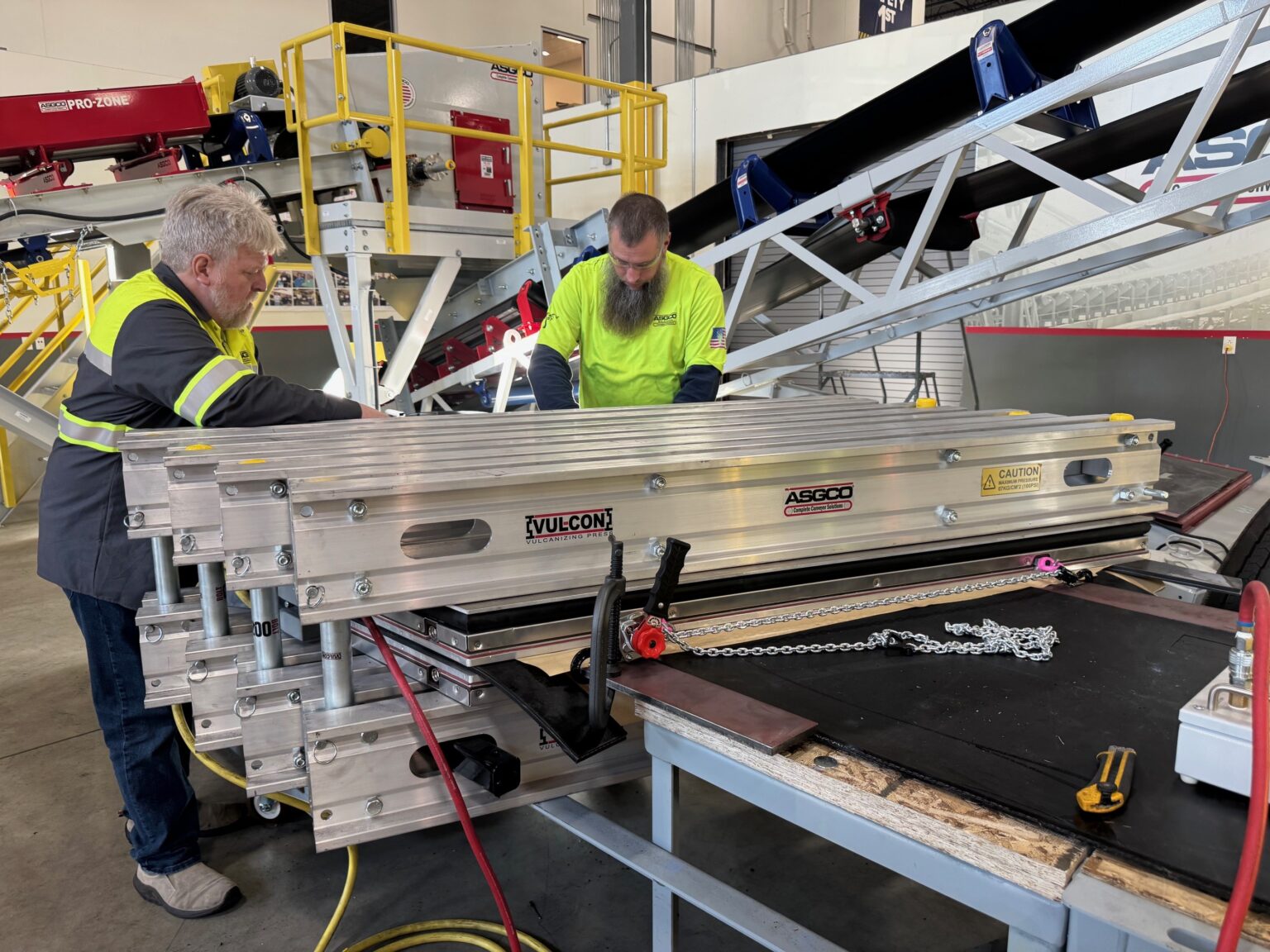 Vul-Con® Sectional Vulcanizing Press - ASGCO