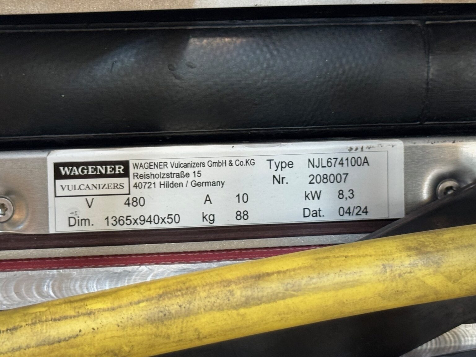 Vul-Con® Sectional Vulcanizing Press - ASGCO